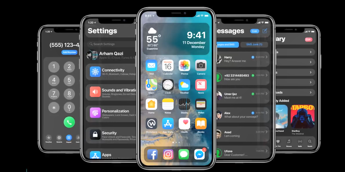 苹果iOS12.4横向对比iOS13，网友：找不到理由不更新系统了！_凤凰网视频_凤凰网