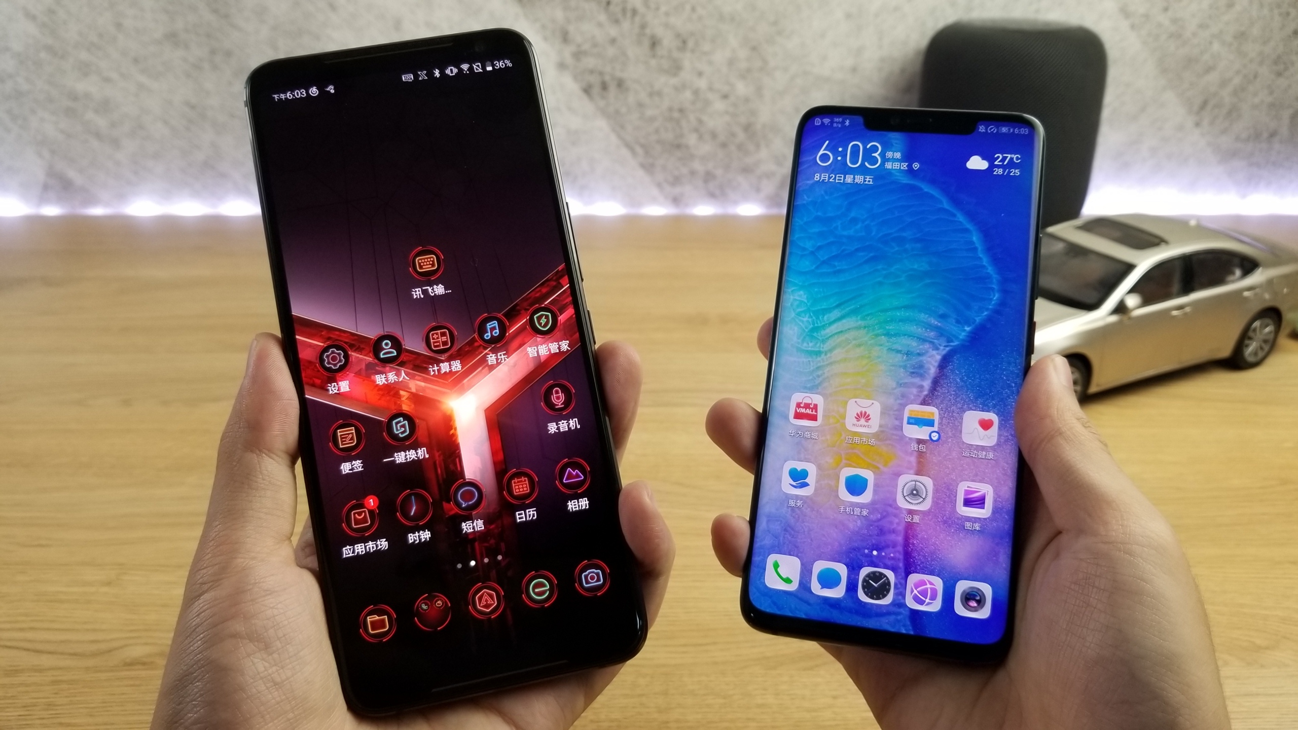 也许是最强855+旗舰？ROG游戏手机2对比华为Mate20 Pro！ _凤凰网视频_凤凰网