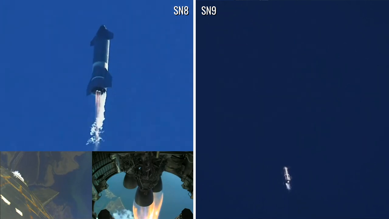 看同样命运的SpaceX“星舰”原型机SN9和SN8_凤凰网视频_凤凰网
