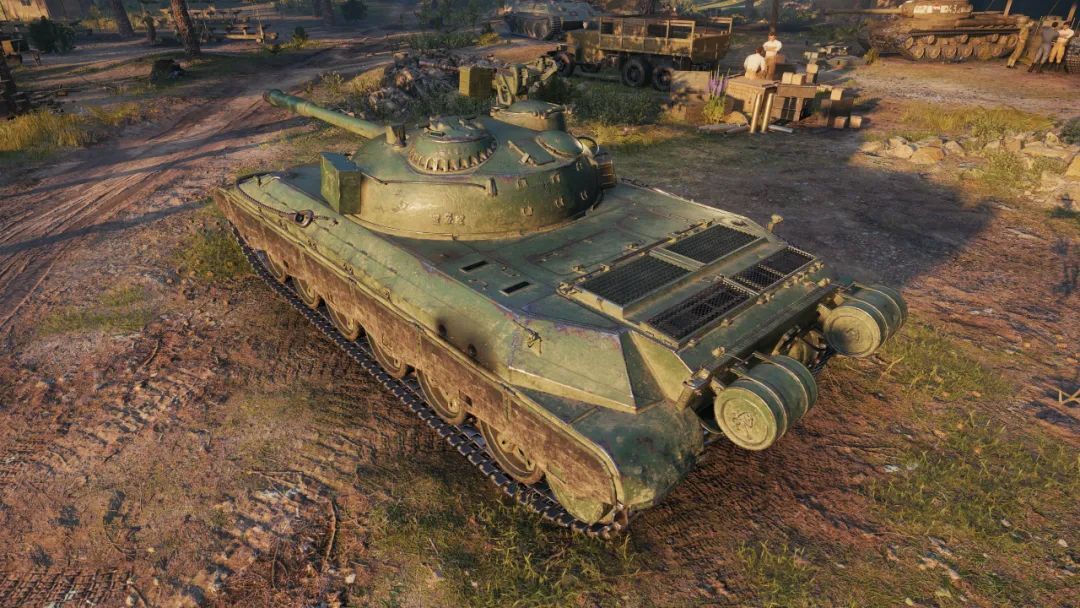 坦克世界 C系新8级金币车！140工程+113车体的WZ-113-II细节大图_凤凰网