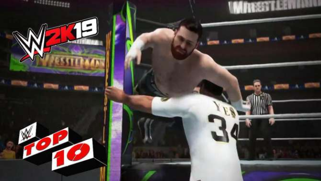 WWE2K19游戏十大终结技演示_凤凰网视频_凤凰网