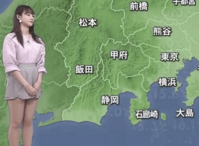 日本气象台“女主持人”长腿吸睛，怪不得“收视率”总拿第一！__凤凰网