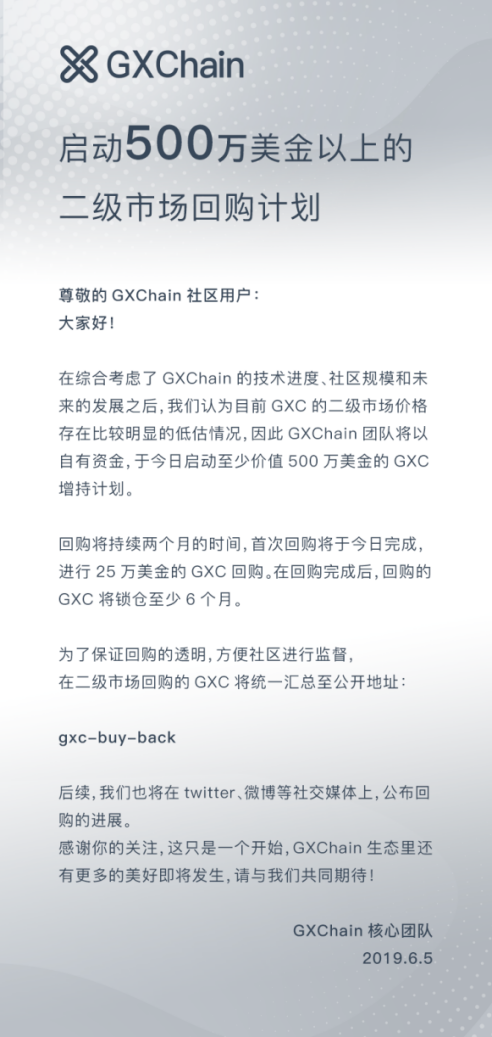 GXChain的回购计划传达出了怎样的信心与决意？__凤凰网