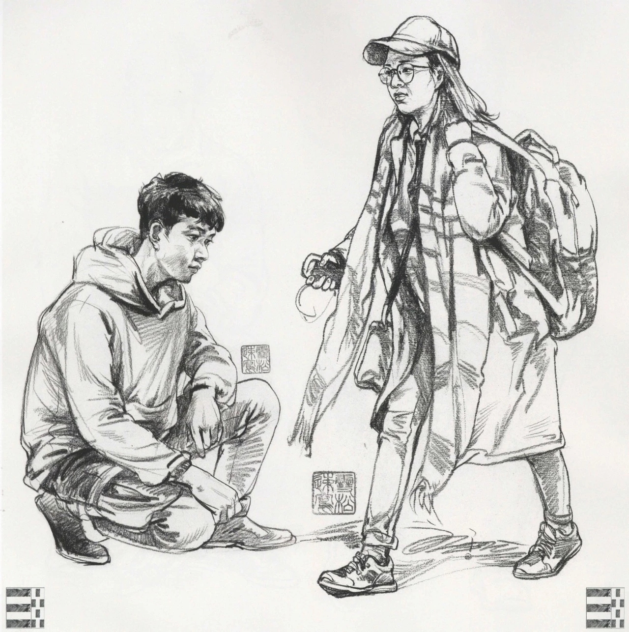 干货||经典单人速写临摹、写生，方法及临本大全！__凤凰网