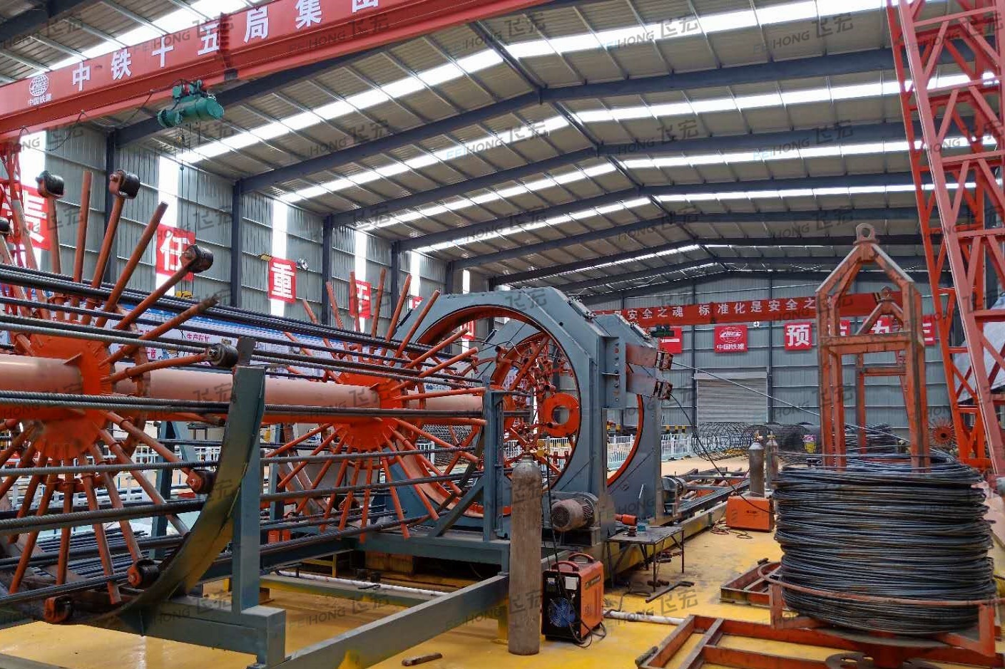 中铁十五局使用FH2000飞宏智能钢筋笼滚焊机_凤凰网视频_凤凰网