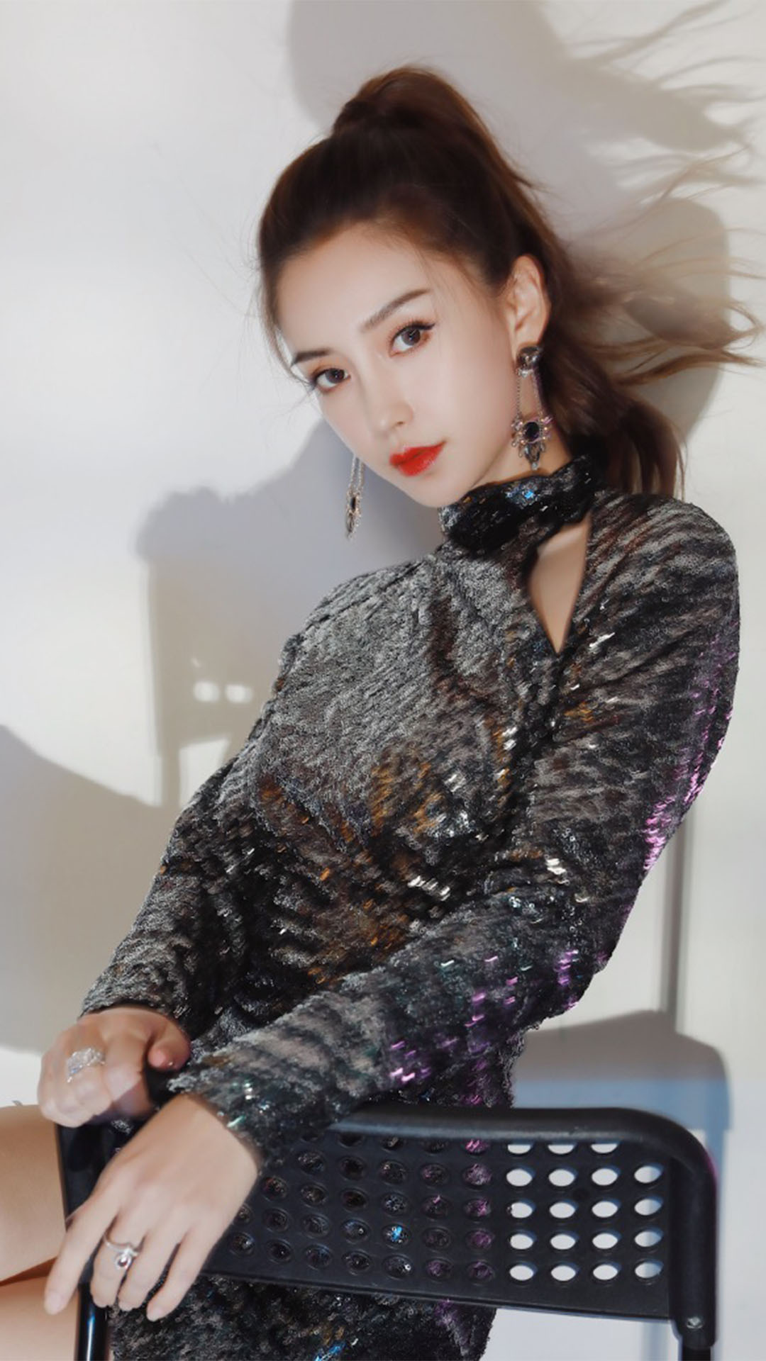 御姐模式，质感金属，angelababy__凤凰网