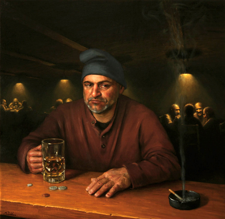 美国画家Michael·Devore人物油画作品欣赏__凤凰网