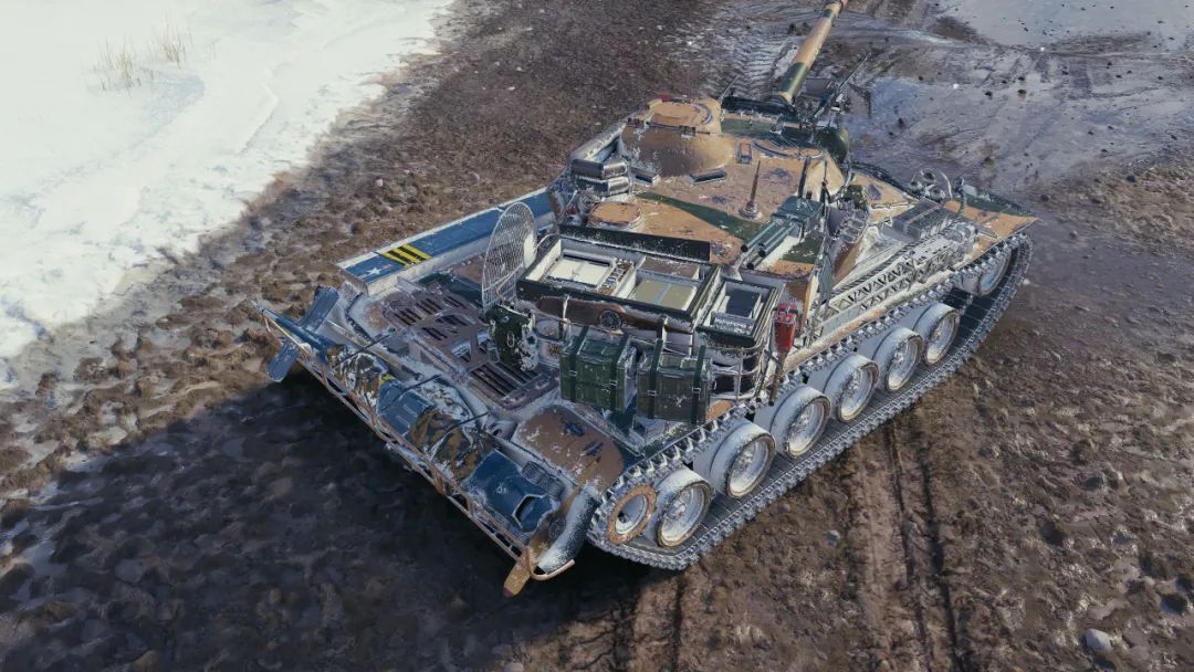 坦克世界帅到爆炸！T110E5化身现代主战坦克？3D风格“秃鹰”大图__凤凰网