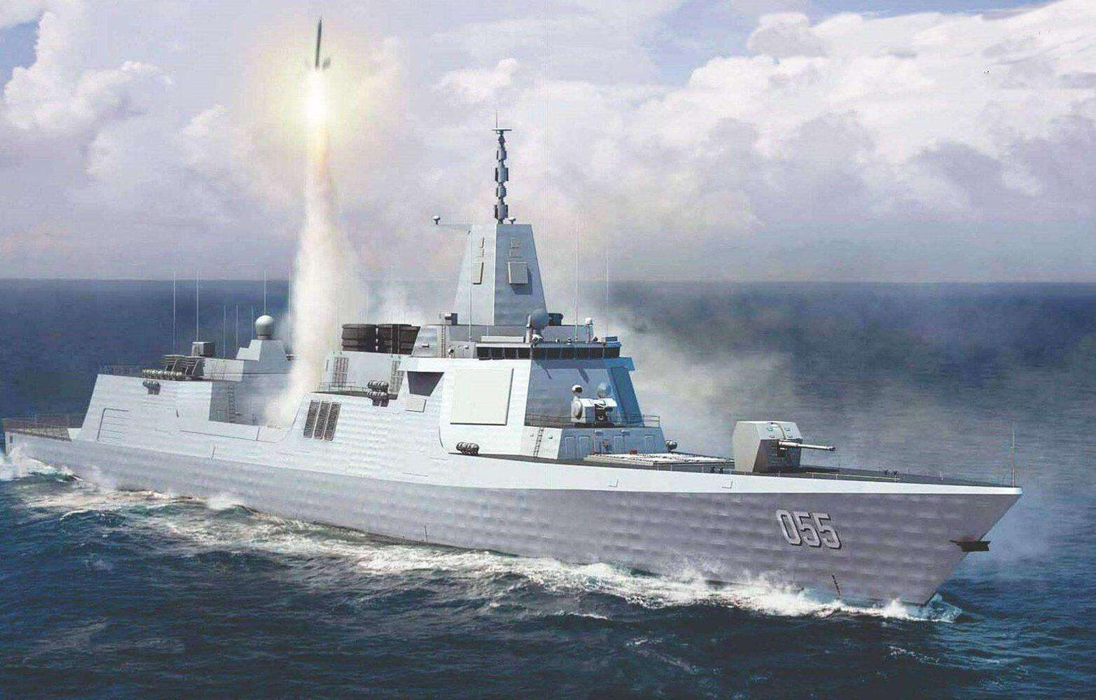 055万吨大驱首次国外军演，亮相俄罗斯，先进战舰让俄羡慕不已！_凤凰网