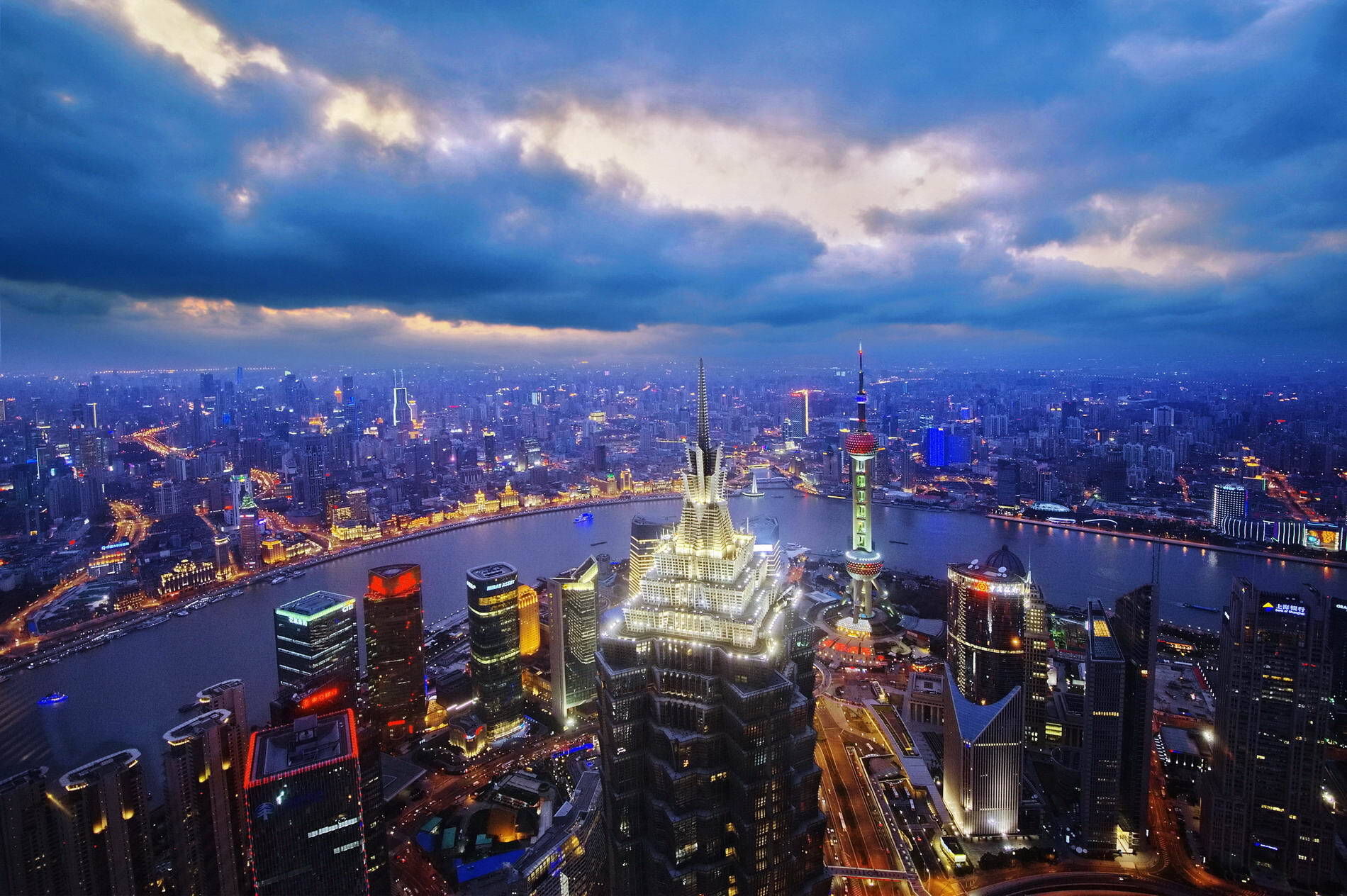 上海陆家嘴今夕20年对比照_手机凤凰网