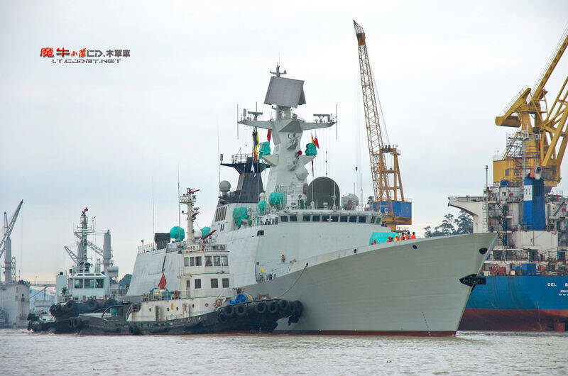 中国最新一艘054A护卫舰海试归来 已下水19艘_手机凤凰网