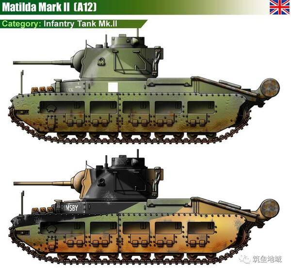 让隆美尔元帅叫苦不迭的“沙漠女王”！二战英国玛蒂尔达重型坦克