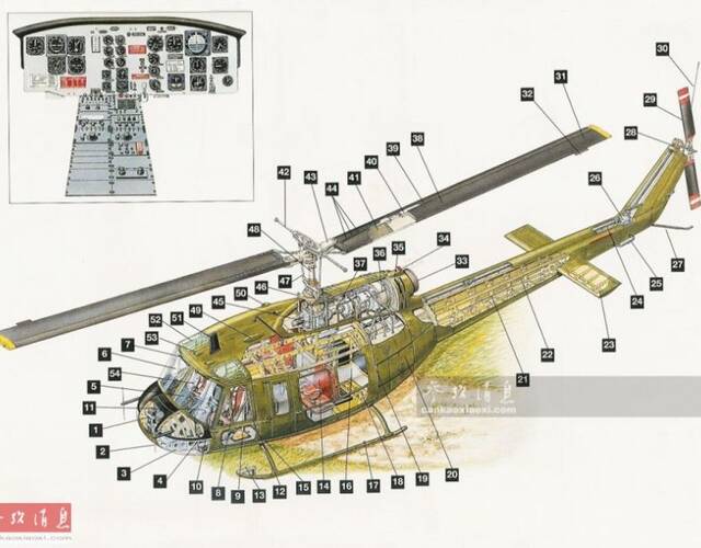 军迷近拍中国唯一UH-1：曾从越南叛逃